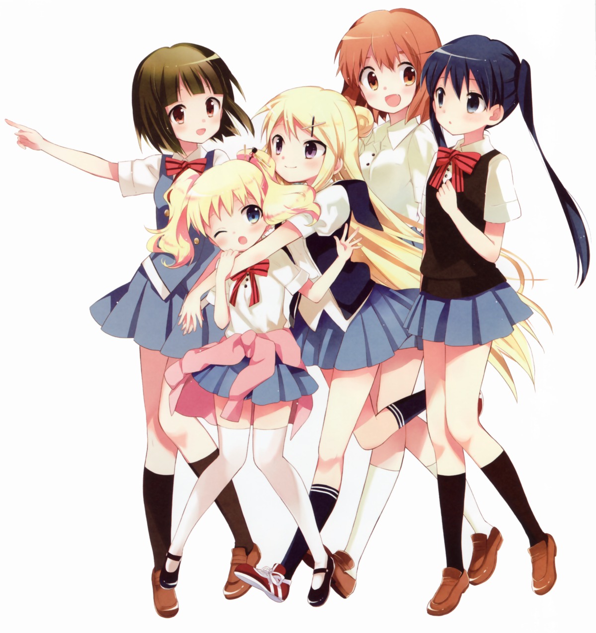 hara yui kin-iro mosaic alice cartelet inokuma youko komichi aya kujou karen oomiya shinobu ...